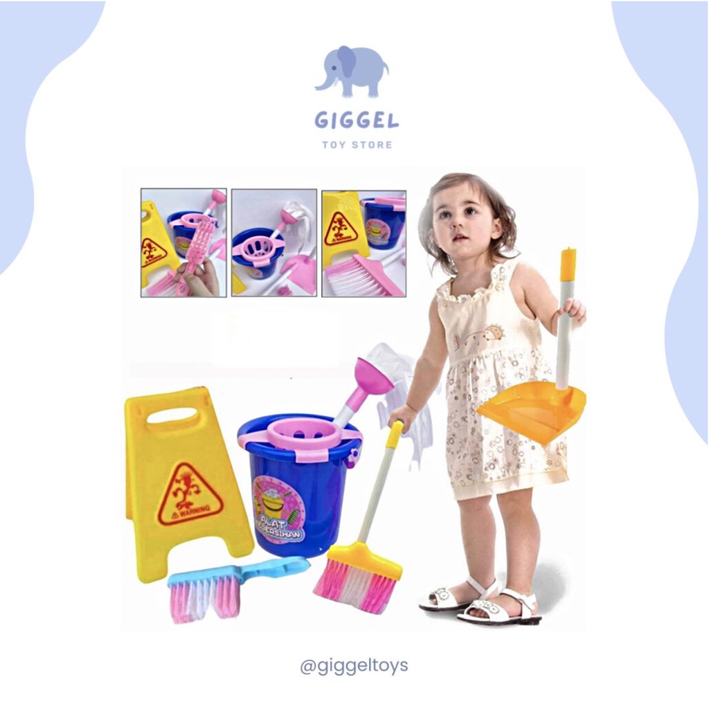 Mop Broom Cleaning Bucket Toys - Little Helper/Children's Toys Cleaning ...