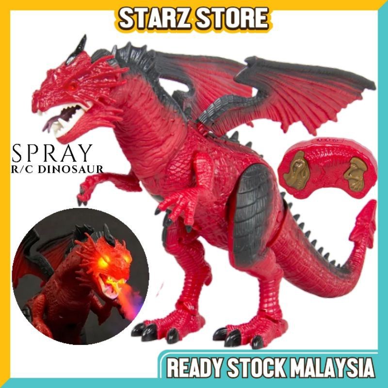 dinosaur planet remote control fire dragon jurassic world big size ...