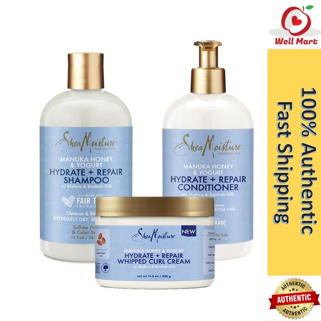 Shea Moisture Manuka Honey & Yogurt Hydrate Repair Shampoo ...