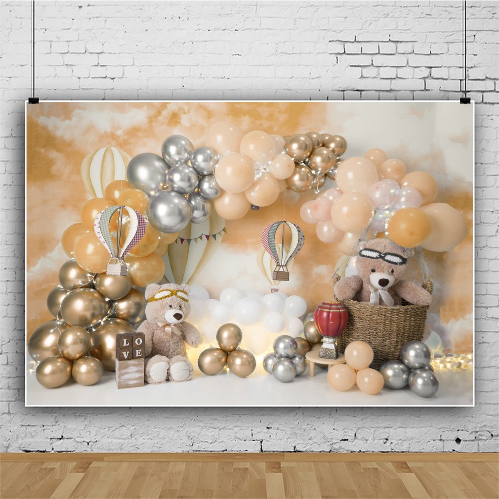 Rainbow Boho Party Backdrop For Family Baby Shower Children Little Girl ...