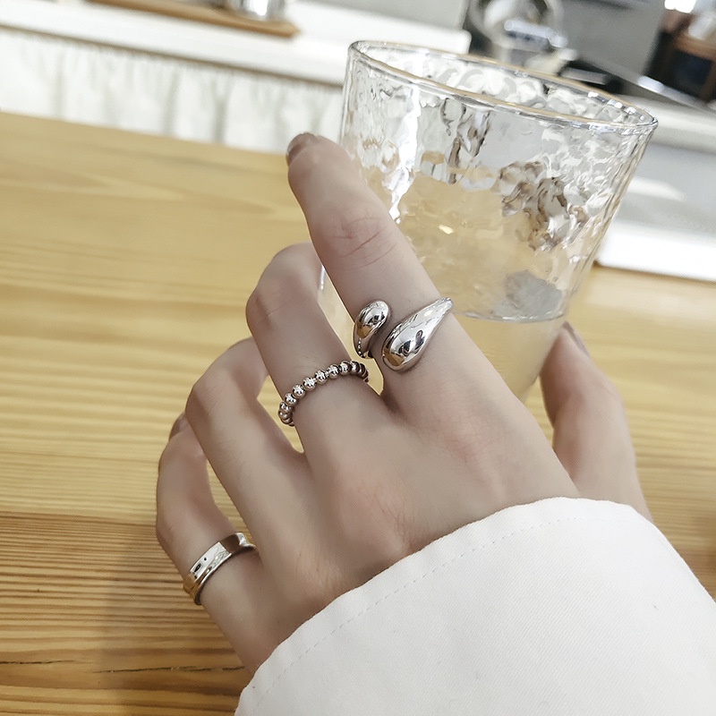 Non-Fading Opening Adjustable Ring ins Niche High-End Design Feeling ...