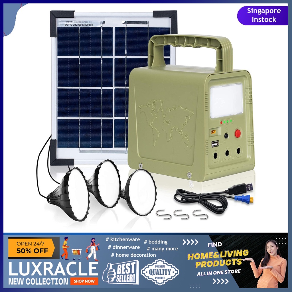 [instock] ECO-WORTHY 84Wh Portable Power Station, Solar Generator with ...