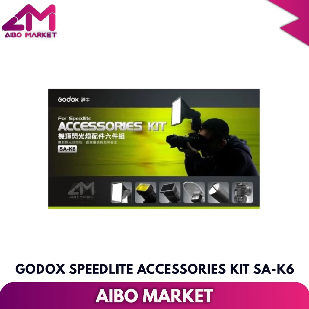 Godox SA-K6 6 in 1 Speedlight Accessories for universal flash | Shopee ...