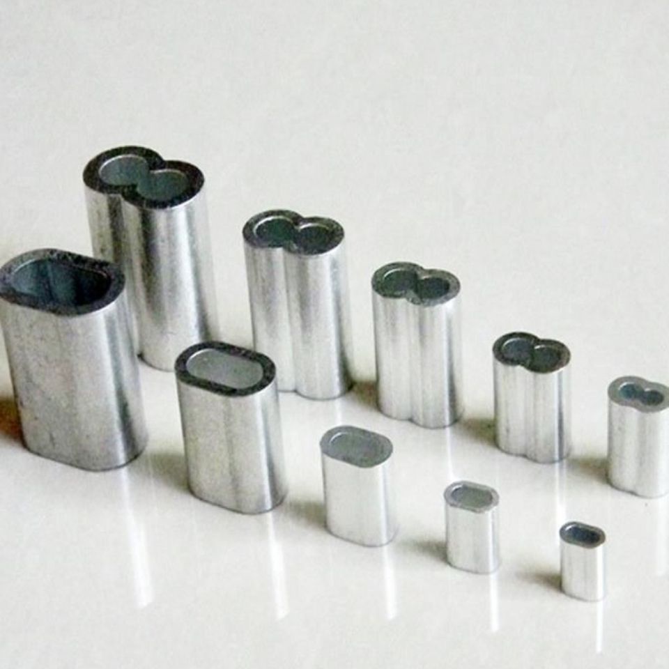 round Hole for Steel Wire Rope Aluminum Sheath Aluminum Clip 8 Words ...