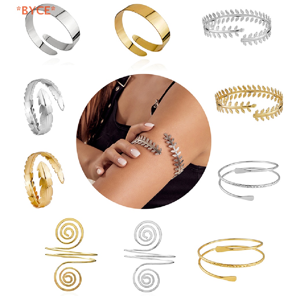 BYCE> Fashion Arm Bracelet for Women Girls Mental Open Upper Arm Bangle ...