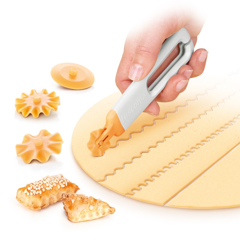 Ravioli Cutter Wheel, Pastry Wheel 4 Cutter with Long Handle, Wheel ...