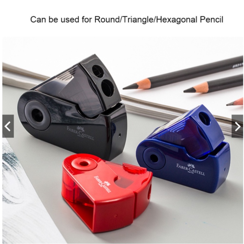 Faber-Castell Pencil Sharpener Manual Student Single-hole Double-hole ...