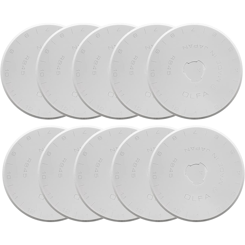 OLFA RB45-10 Spare blades for Rotary Blade Cutters 45mm 日本製 | Shopee Singapore