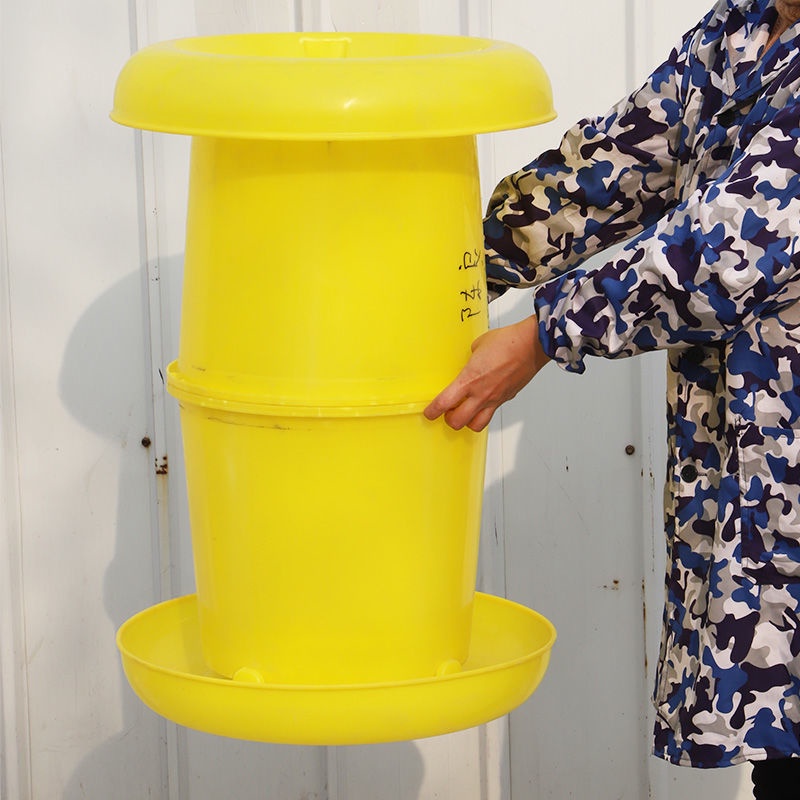 40.00kg Large Feeding Bucket for Chicken Trough Chicken Feed Bucket ...