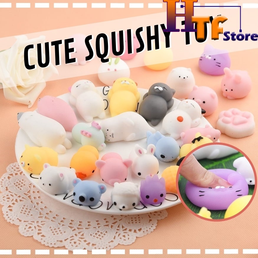 (1 PC) Cute Squishy Toy Mini Animal Antistress Ball Squeeze Rising ...