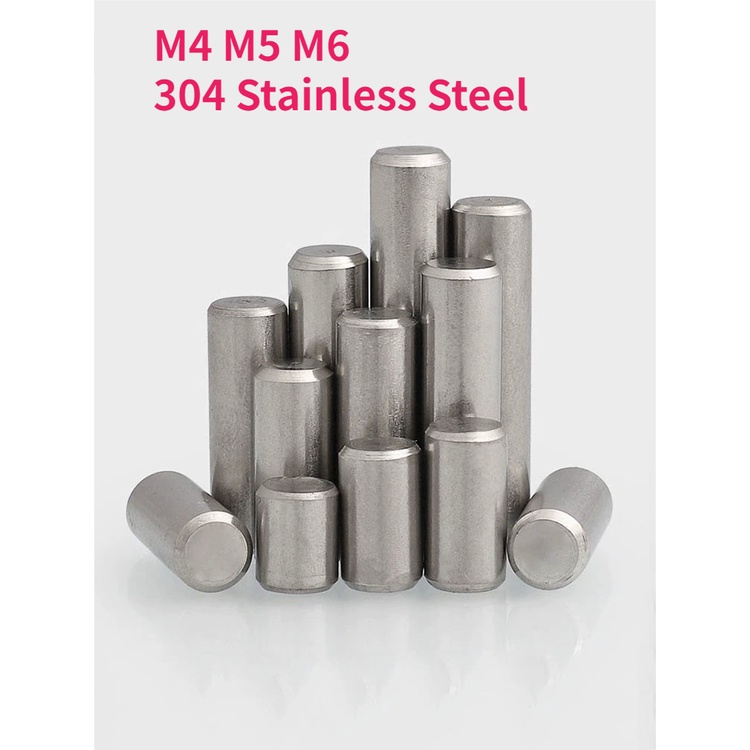M4 M5 M6 304 Stainless Steel GB119 Cylindrical Pin Locating Dowel Fixed ...