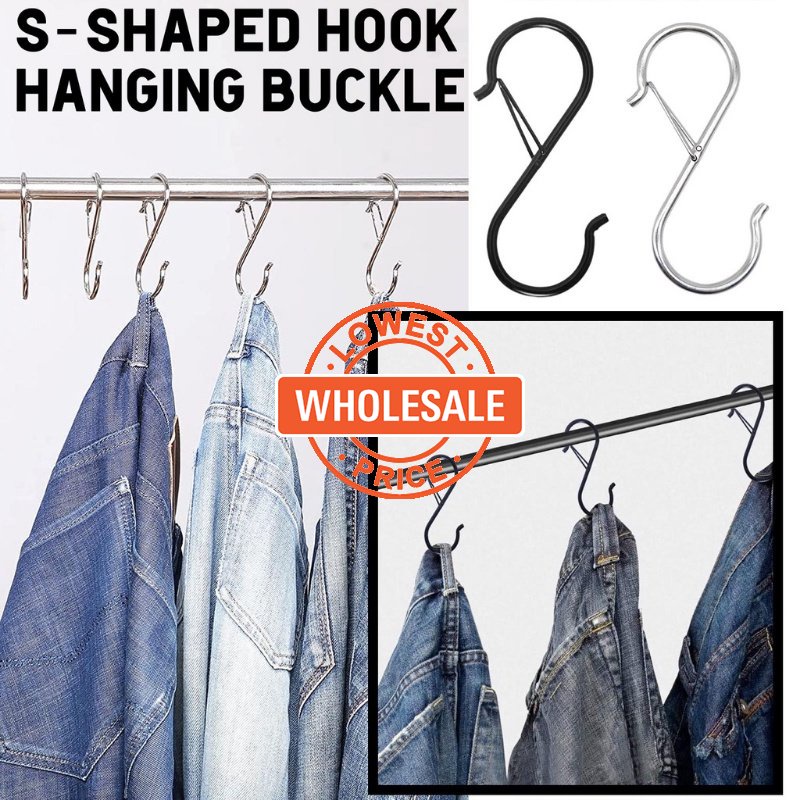 [Wholesale Price]Heavy Duty S-shaped Hanging Hook Metal Windproof Hook ...