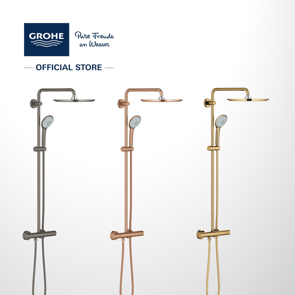 GROHE Euphoria 310 Shower System with Thermostatic Shower Mixer in SPA ...