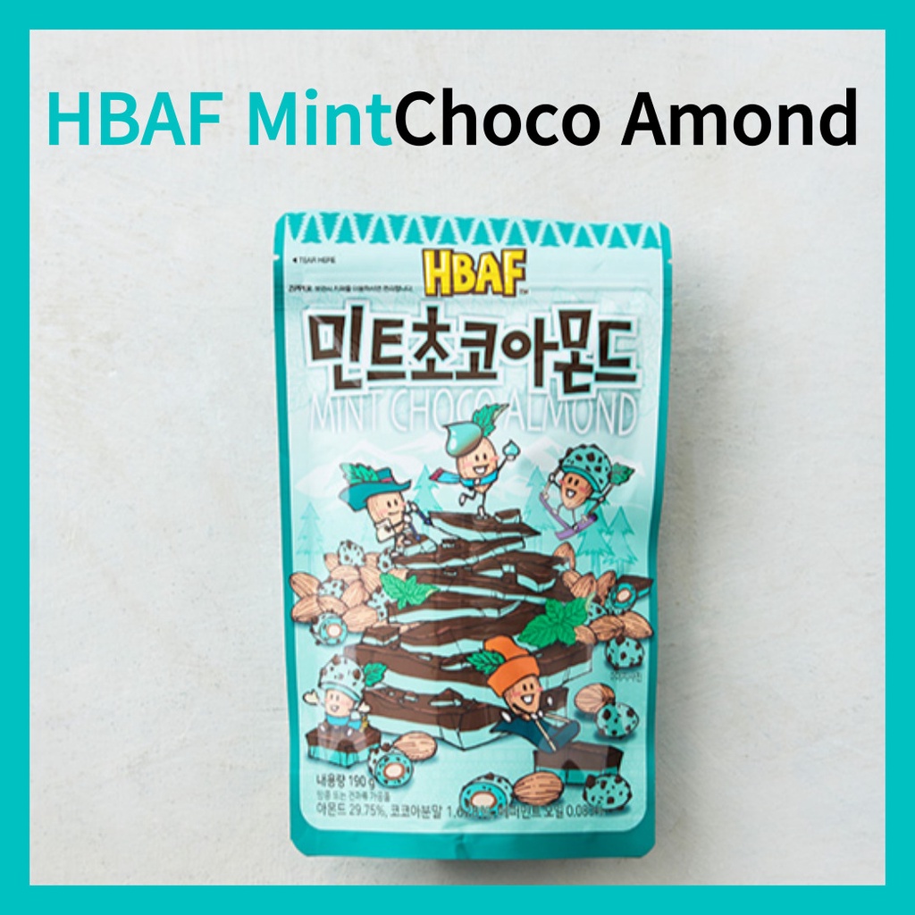 HBAF Mint Choco Almond 120g | Shopee Singapore