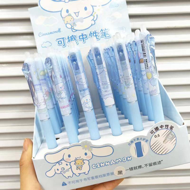 6Pcs Sanrio Cute Gel Pens 0.5mm Kawaii Cinnamoroll Mymelody Kuromi ...