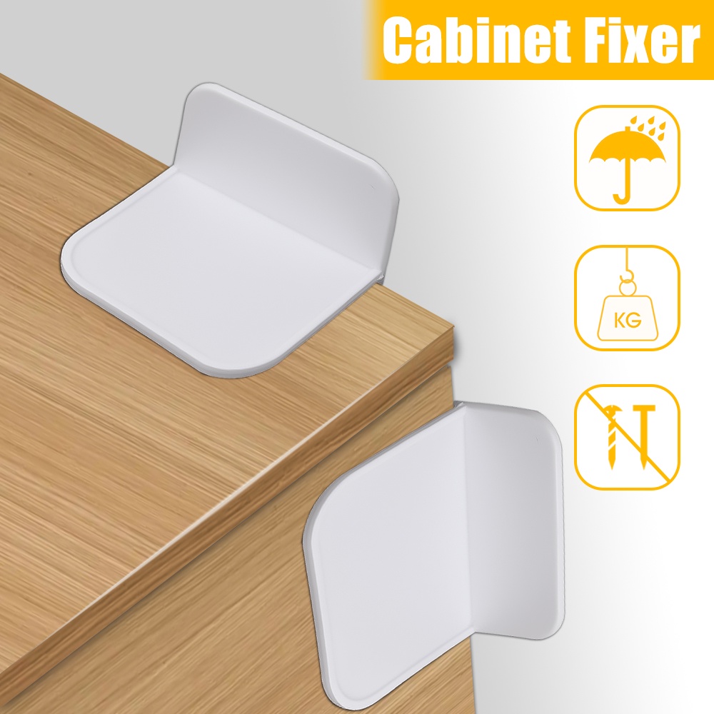 2PCS Furniture Connect Stabilizer Anti-dumping Clapboard Home Cabinet ...