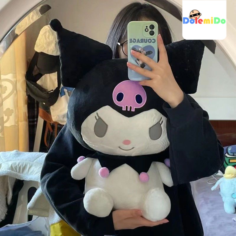 Kuromi Doll Plush Toy Hug Pillow Boys Girls Sleeping Birthday Gifts ...
