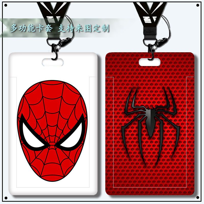 Anime Cartoon Marvel Spiderman DIY Student School ID Personal ID Card ...
