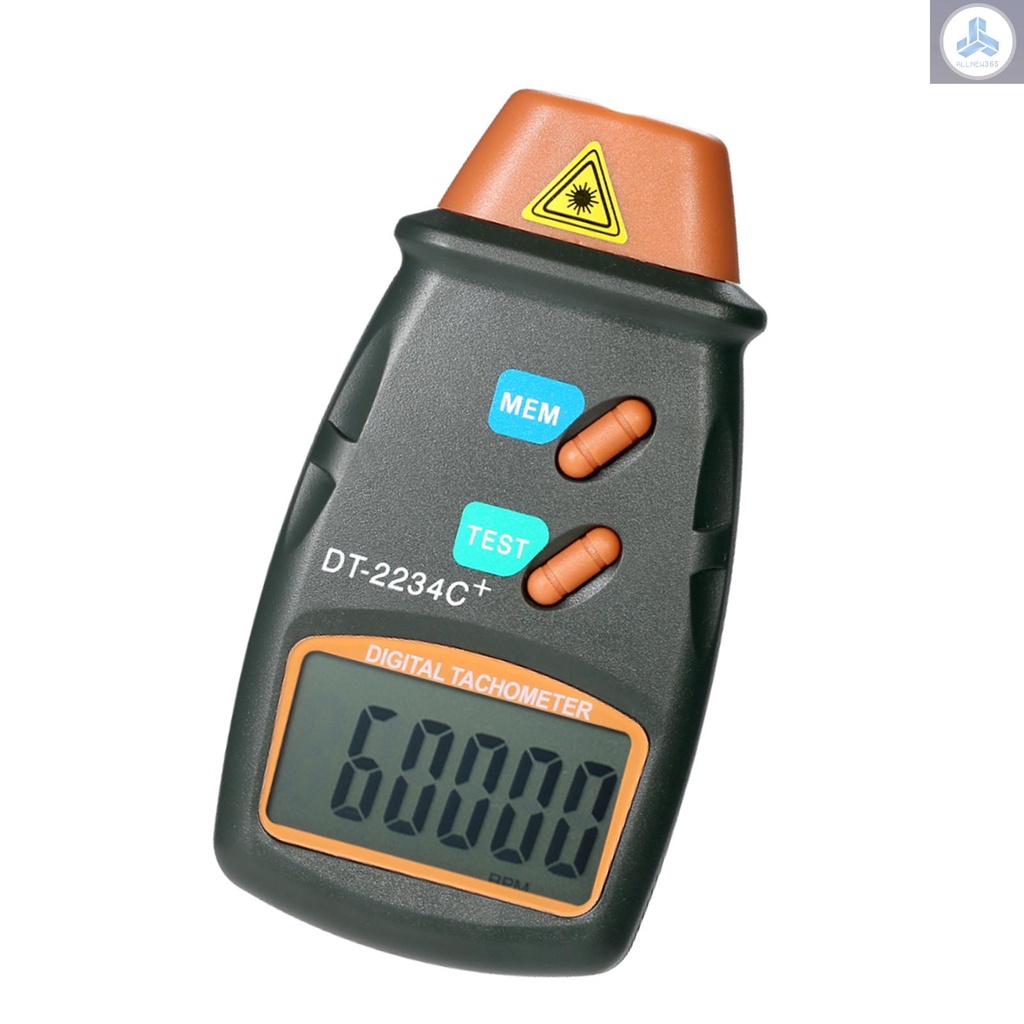 Handheld Digital Photo Tachometer Laser Non-Contact Tach Range 2.5RPM ...