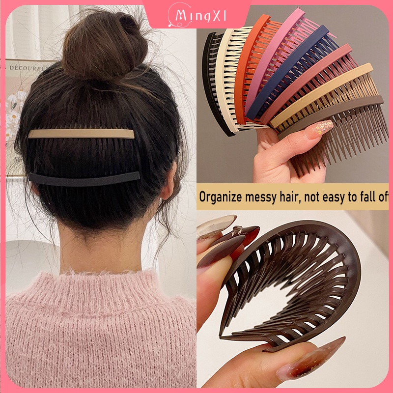 Rectangular Toothed Headband Arranging Broken Hair, Hair Comb, Fixed ...