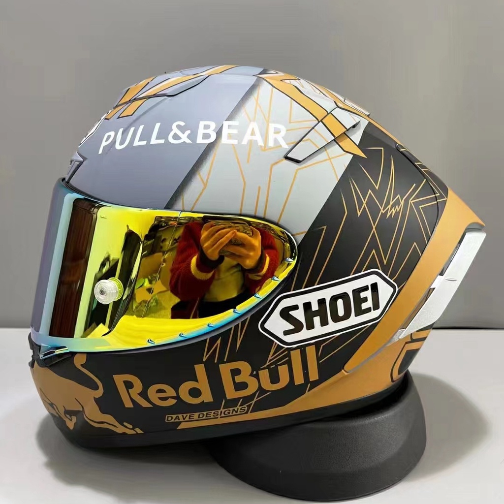 SHOEI X14 Helmet SHOEI Full Face Helmet SHOEI X14 Golden Ant Riding ...