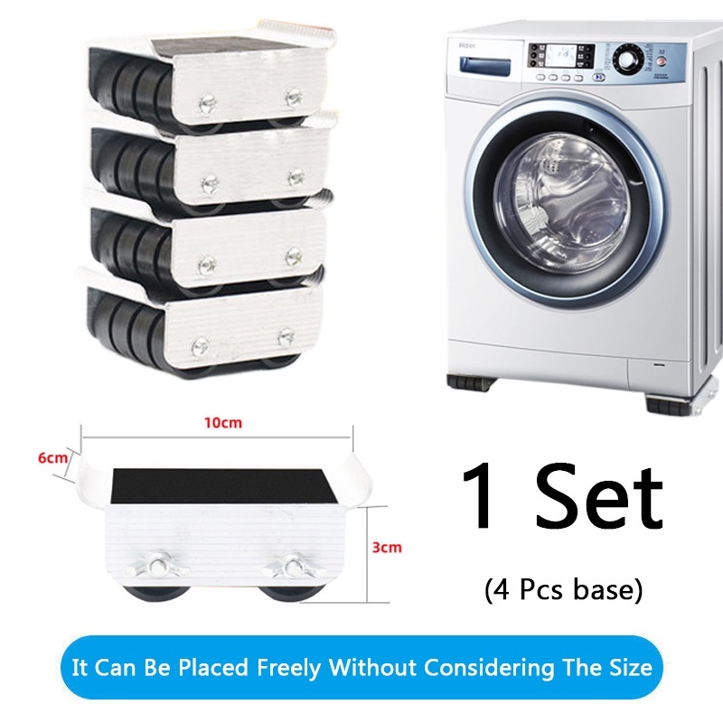 YOULITE Washing Machine Base With Wheels Washing Machine Rack Movable ...