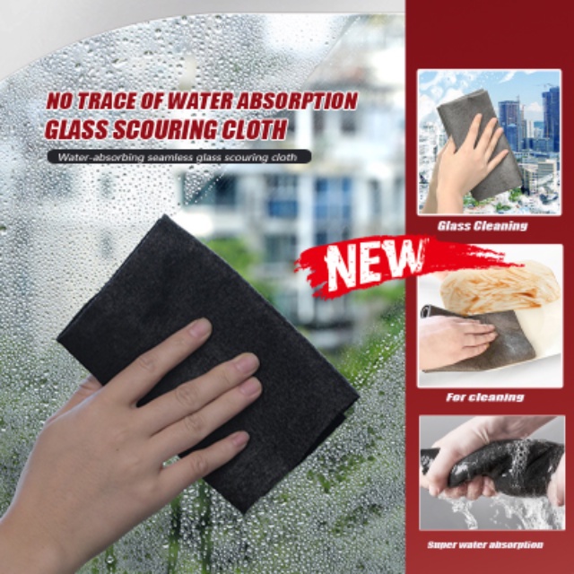 NEW Upgrade Microfibear Magic Cloth To Wipe Glass Cloth Without Leaving ...