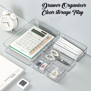 Clear Drawer Organizer Clear Tray Divider | Shopee Singapore