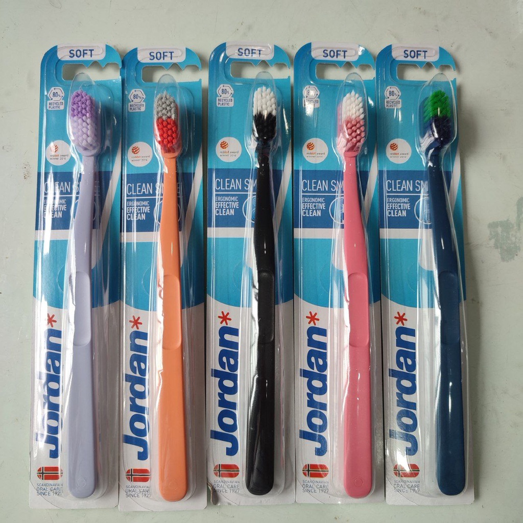 Jordan Entry Clean Smile Soft Toothbrush per piece / unit | Shopee ...