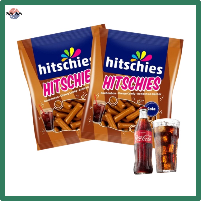 Hitschies Kaubonbon Jelly New Cola Flavored Jelly 125 g/Gluten Free ...