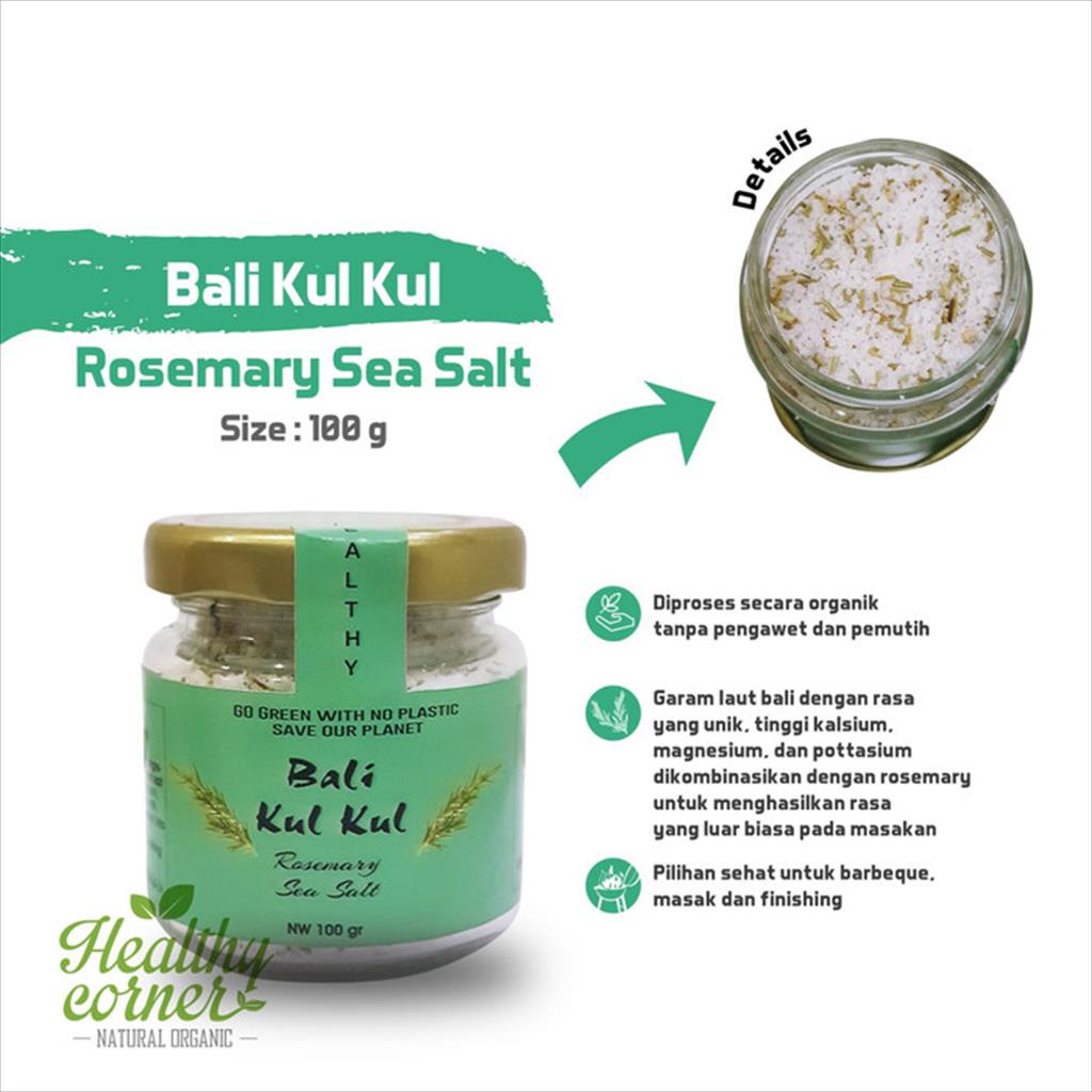 Bali Kulkul - Sea Salt Seasoning Rosemary Sea Salt 100 gr | Shopee ...