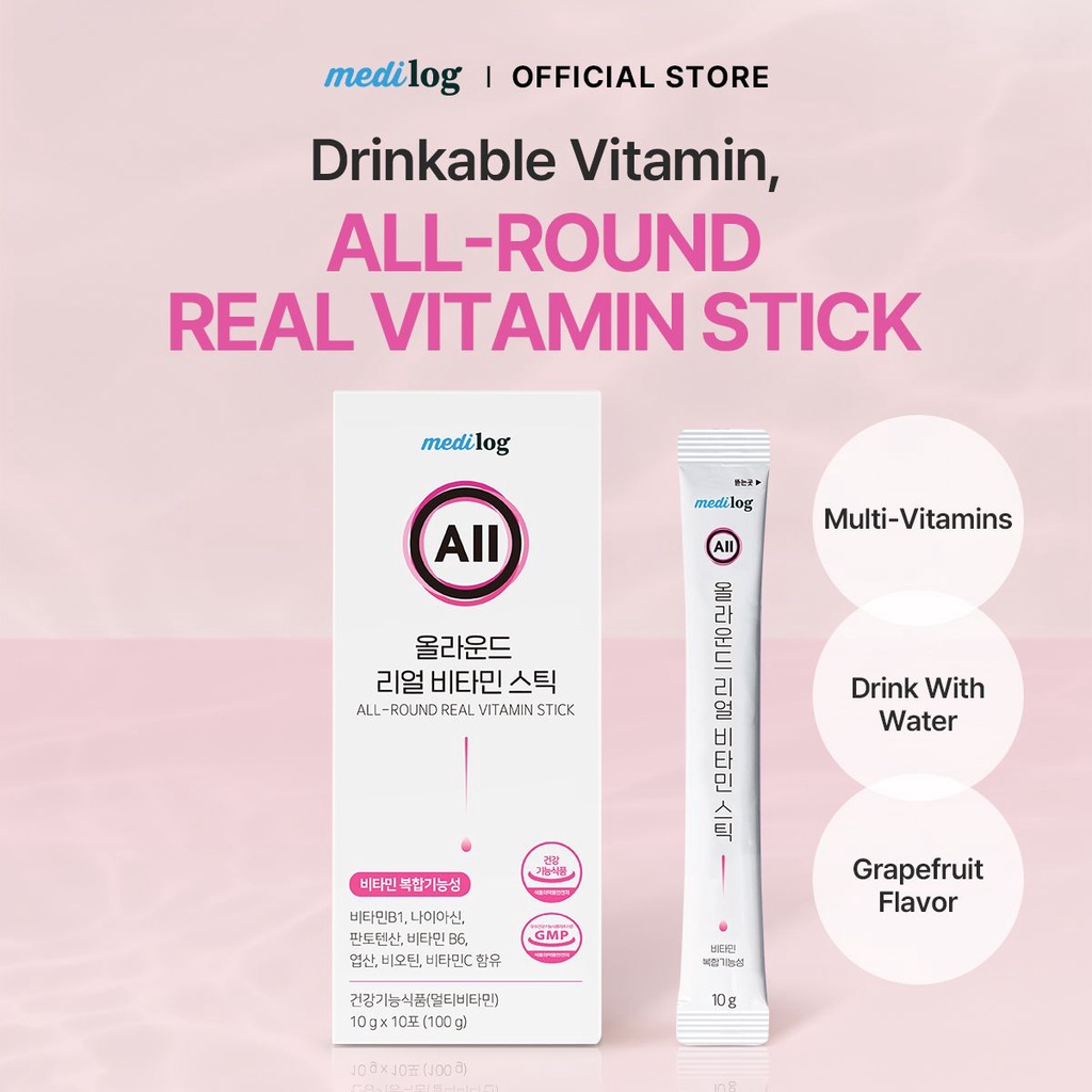 [medilog] ALL-ROUND REAL VITAMIN STICK (10packs) - drinkable vitamin ...