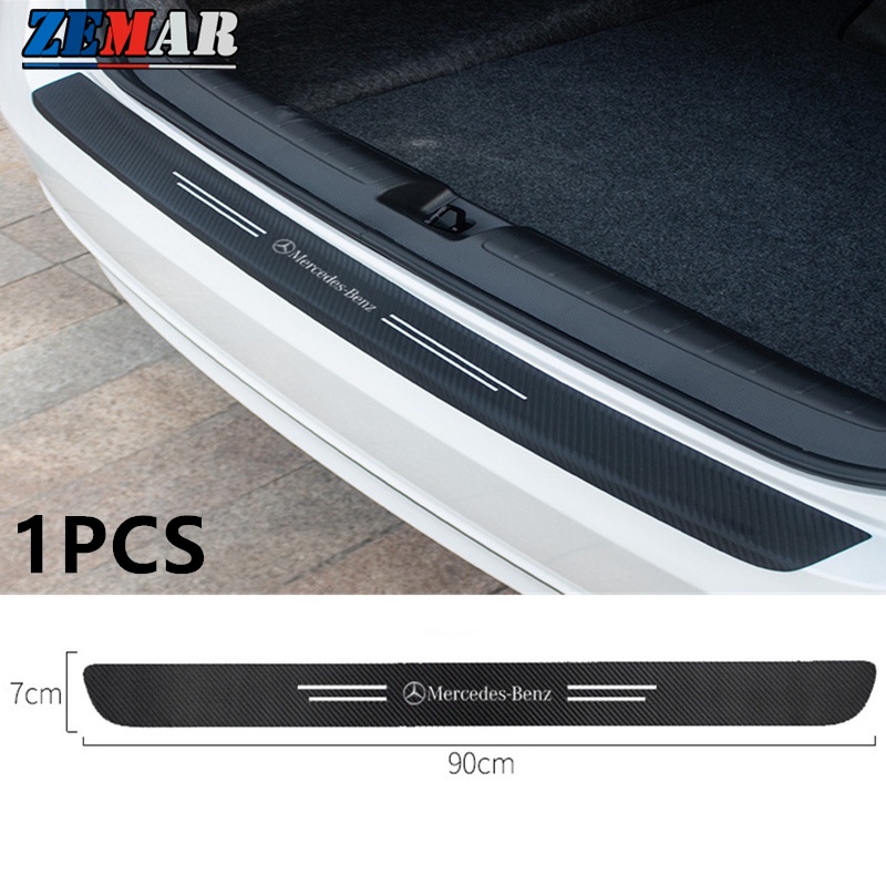 1Pcs/Set Mercedes Benz Car Trunk Sticker Carbon Fiber For W207 W211 ...