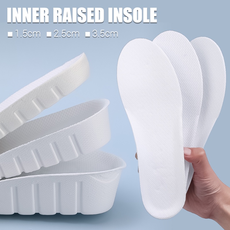 Ins Style Invisible Height Increase Insole for Women Men/ Reusable ...