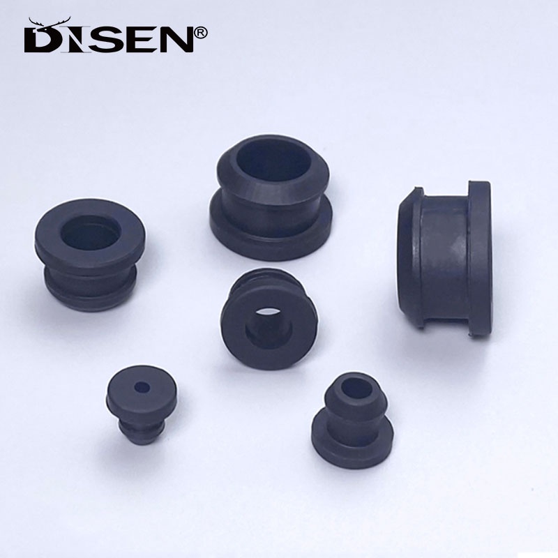 4.5mm-50.6mm Silicone Rubber Snap-on Grommet Hole Plugs End Caps Bung ...