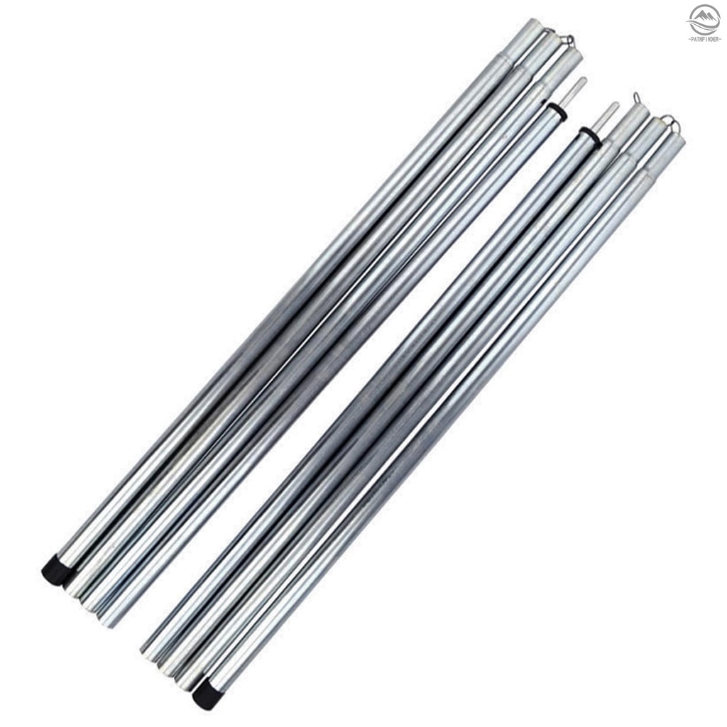 Outdoor Tent Canopy Tarp Poles Tent Canopy Support Rods Iron Canopy ...