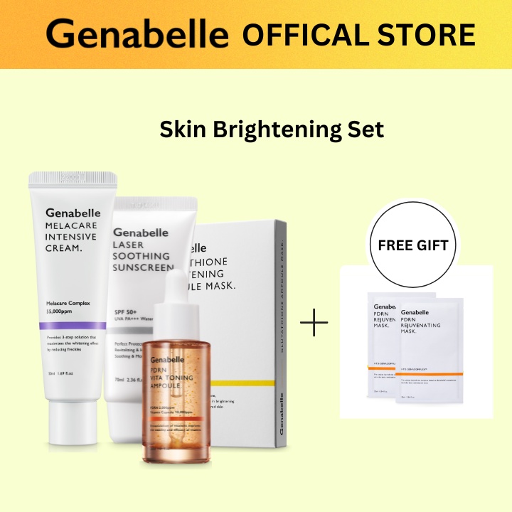 Genabelle Skin Brightening Set - Melcare Intensive Cream, Laser ...