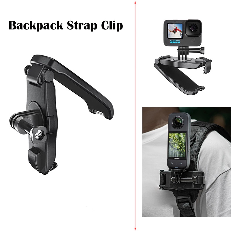 For one X3 RS Camera Backpack Clamp For Gopro 13 12 11/DJI OSMO Action ...