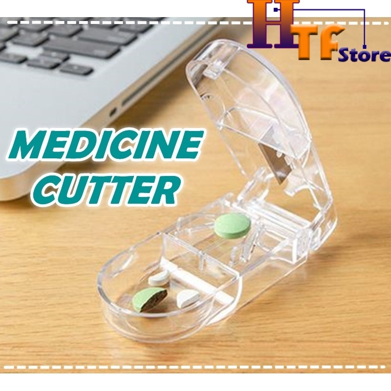 Medicine Cutter Storage Case Portable Pill Cutter Box Tablet Separator ...