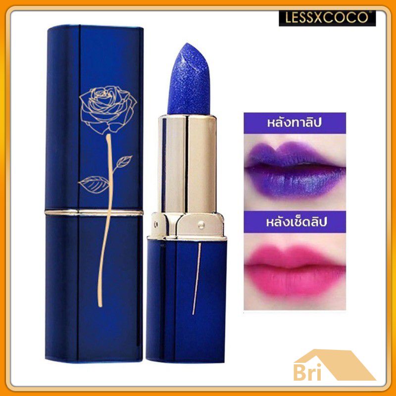 Lessxcoco Lipstick Changes Color According To The Blue Rose Temperature ...
