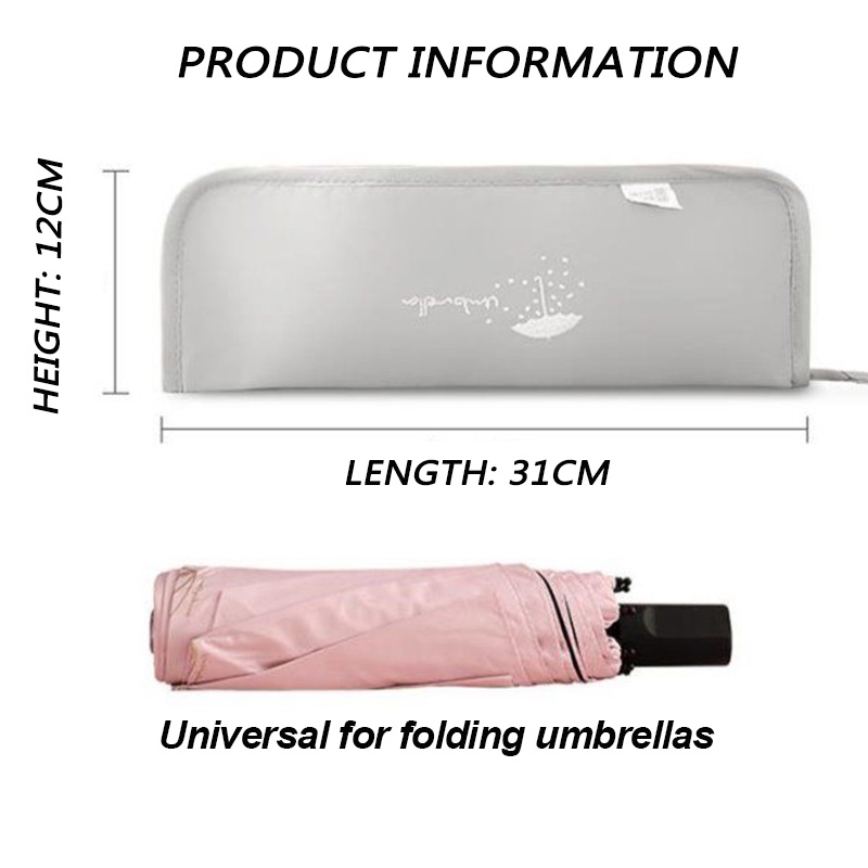 Umbrella Bag Reusable Portable Absorbable Umbrella Holder Barrel Travel ...