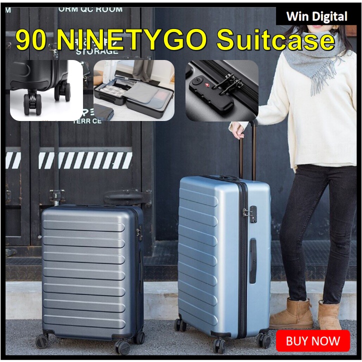 90 NINETYGO Suitcase Luggage 3 Size For Travel Seven-bar Suitcase ...