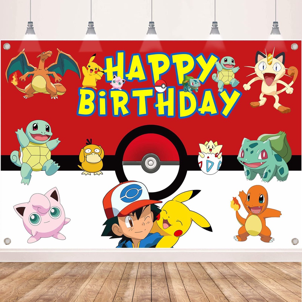 [SG] Pokemon Photography Backdrop Pikachu Banner photography backdround ...