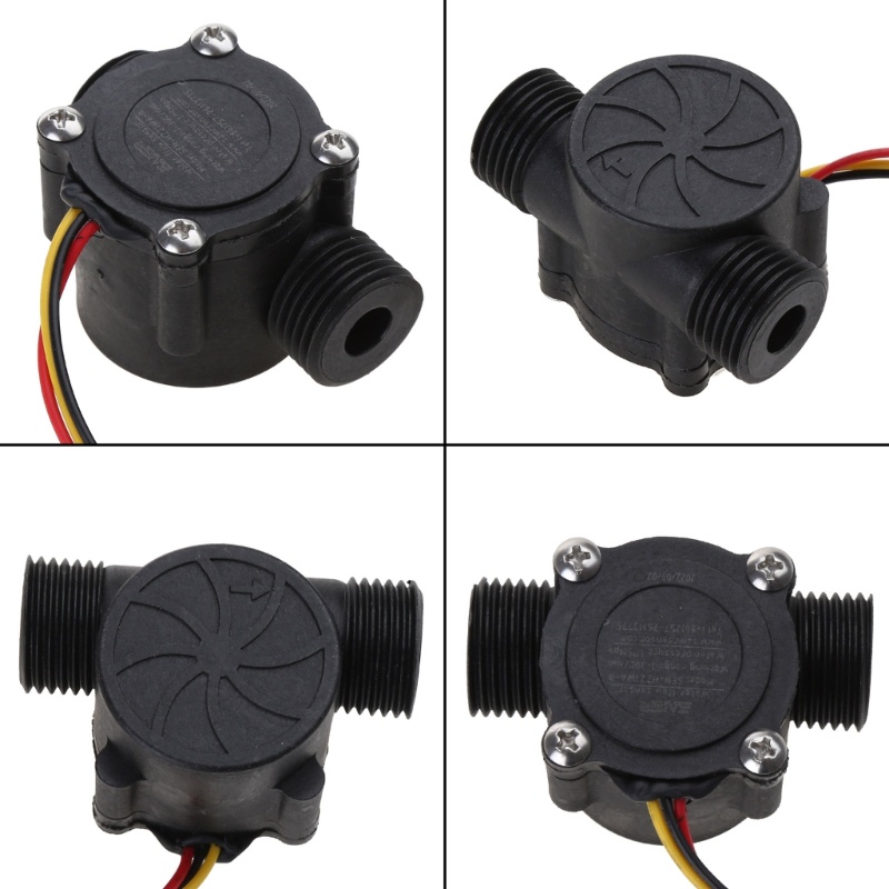 PCF* Water Flow Sensor Flowmeter G1 2 1-30L min DC5V for Intelligent IC ...