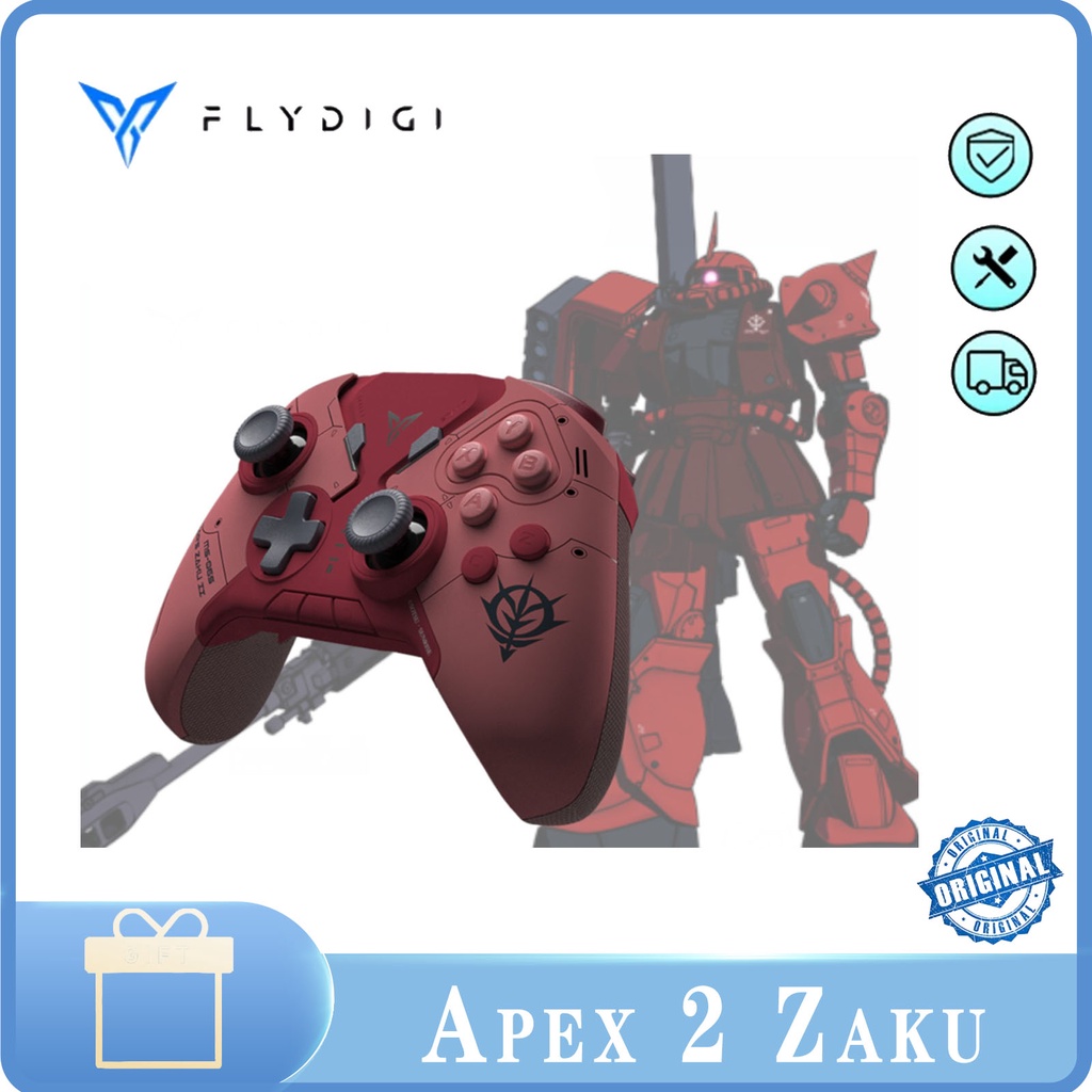 Flydigi Apex 2 Gundam Limited Edition Char's Zaku II Wireless Bluetooth ...