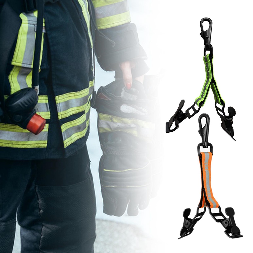 [Dynwave3] Firefighter Glove Strap Fireman Turnout Gear Gloves Holder ...