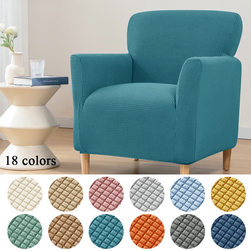 Sloping Arm Back Slipcover Seater Sofa Covers Small Chair Armchair ...