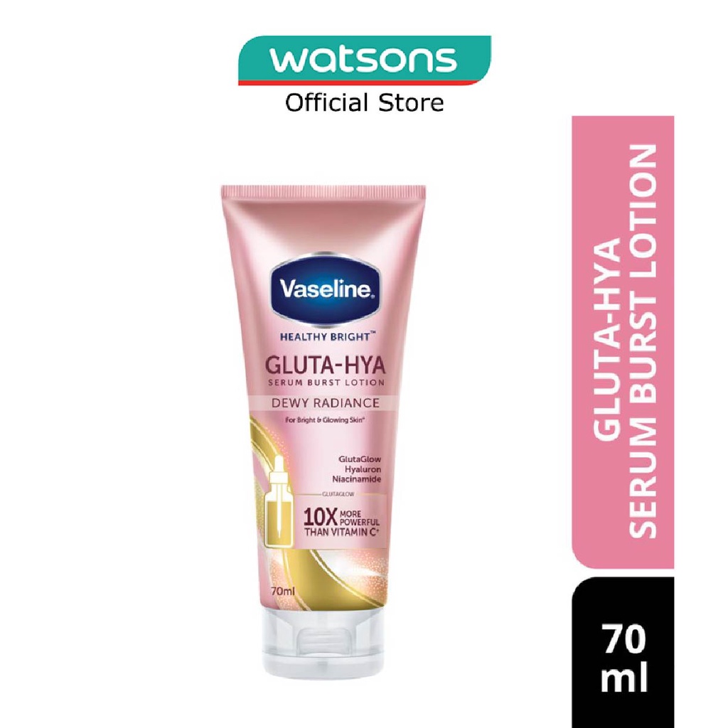 VASELINE Healthy Bright Gluta-Hya Serum Burst Lotion Dewy Radiance (For ...
