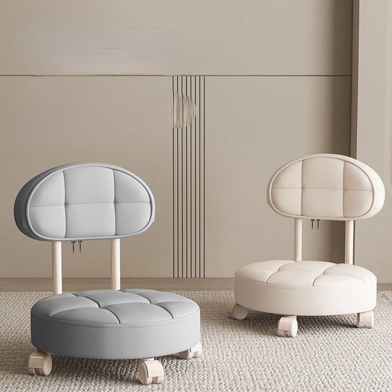 Stool Chair Stool With Wheels Pulley Low Stool Movable Children's Stool ...