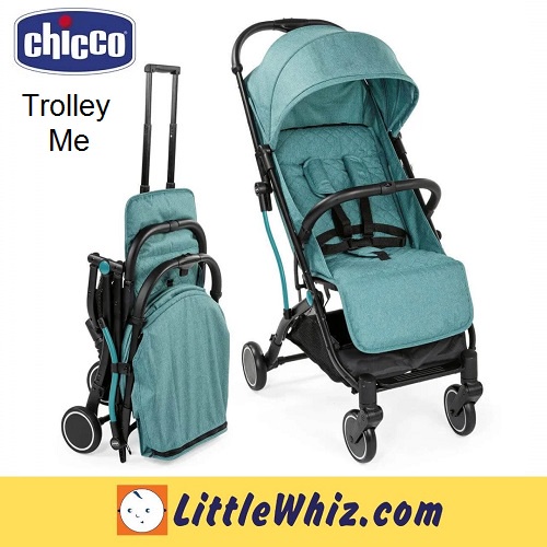 Chicco: TrolleyMe Baby Stroller - STONE/EMERALD (Stroler Bayi ...
